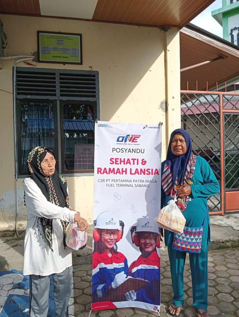 PT. PERTAMINA BERSAMA RUMAH ZAKAT GELAR POSYANDU RAMAH LANSIA - Rumah Zakat